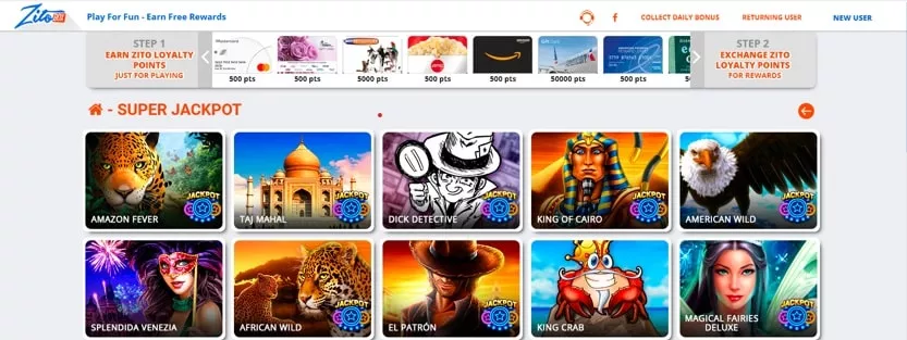 Zitobox Casino Review [2024] Free Coins and Promo Codes