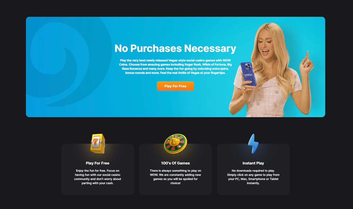 Wow Vegas Review October 2024 - Get 1.5M GC and 35 FREE SC